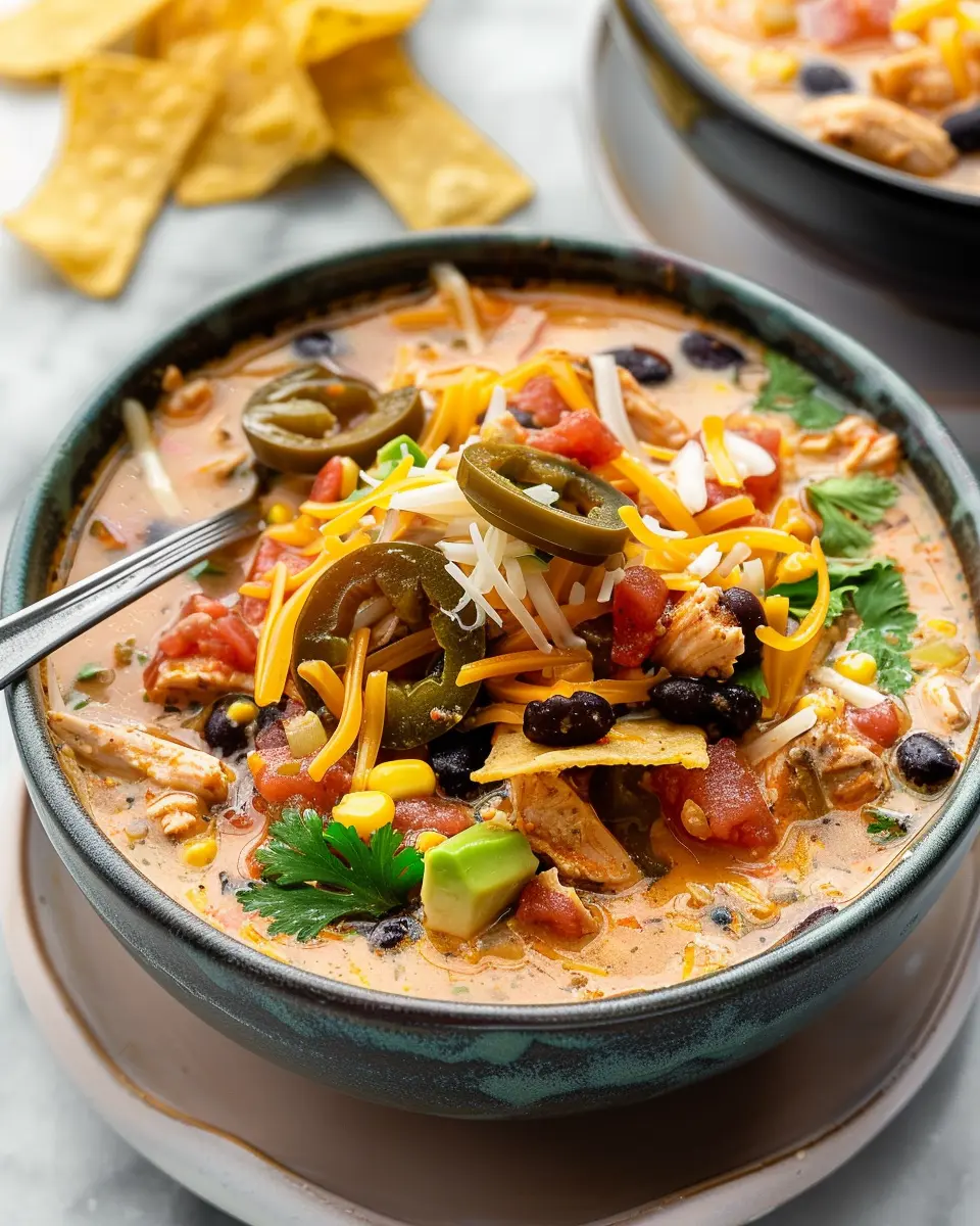 easy chicken taco soup