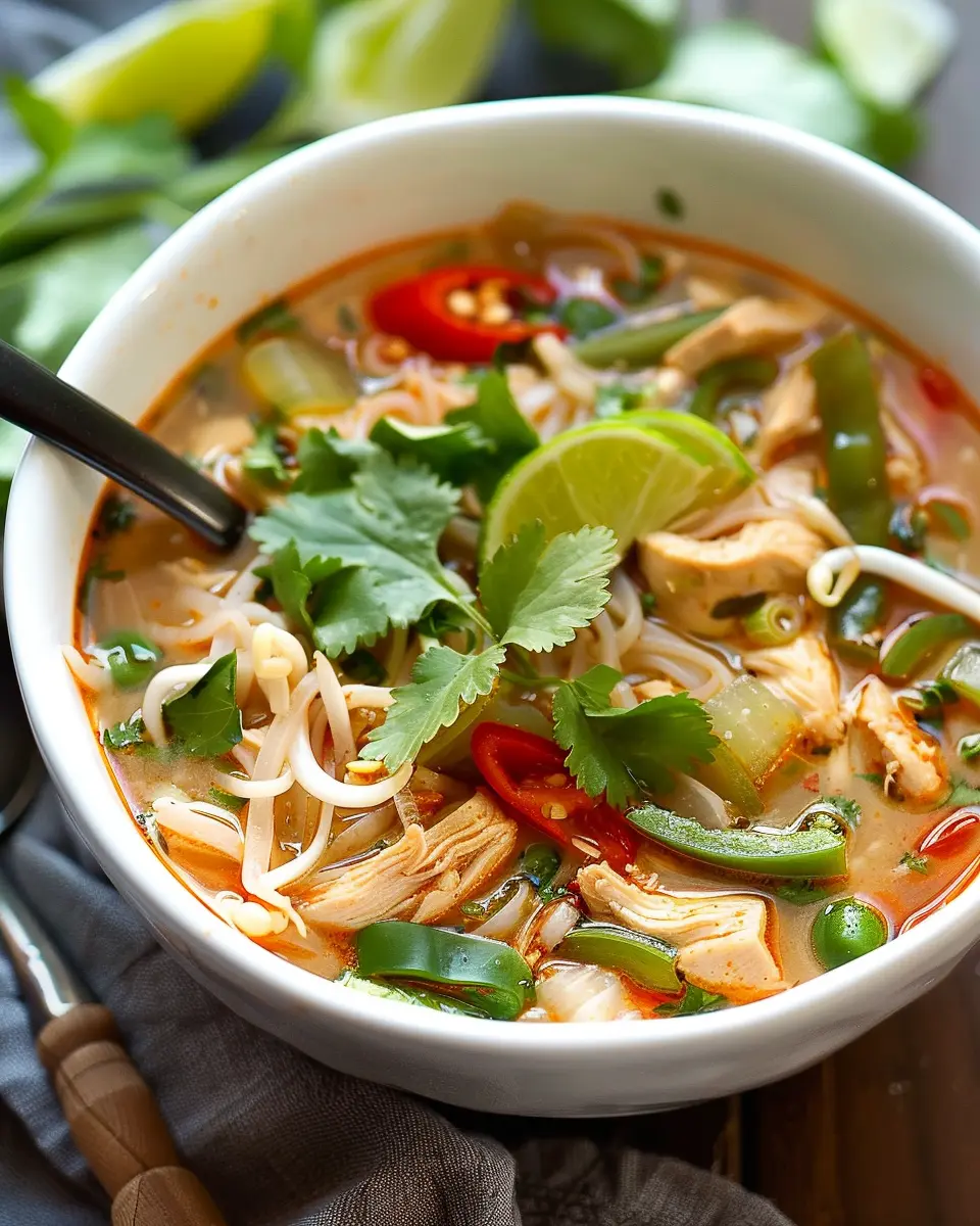 30 Minute Thai Chicken Soup