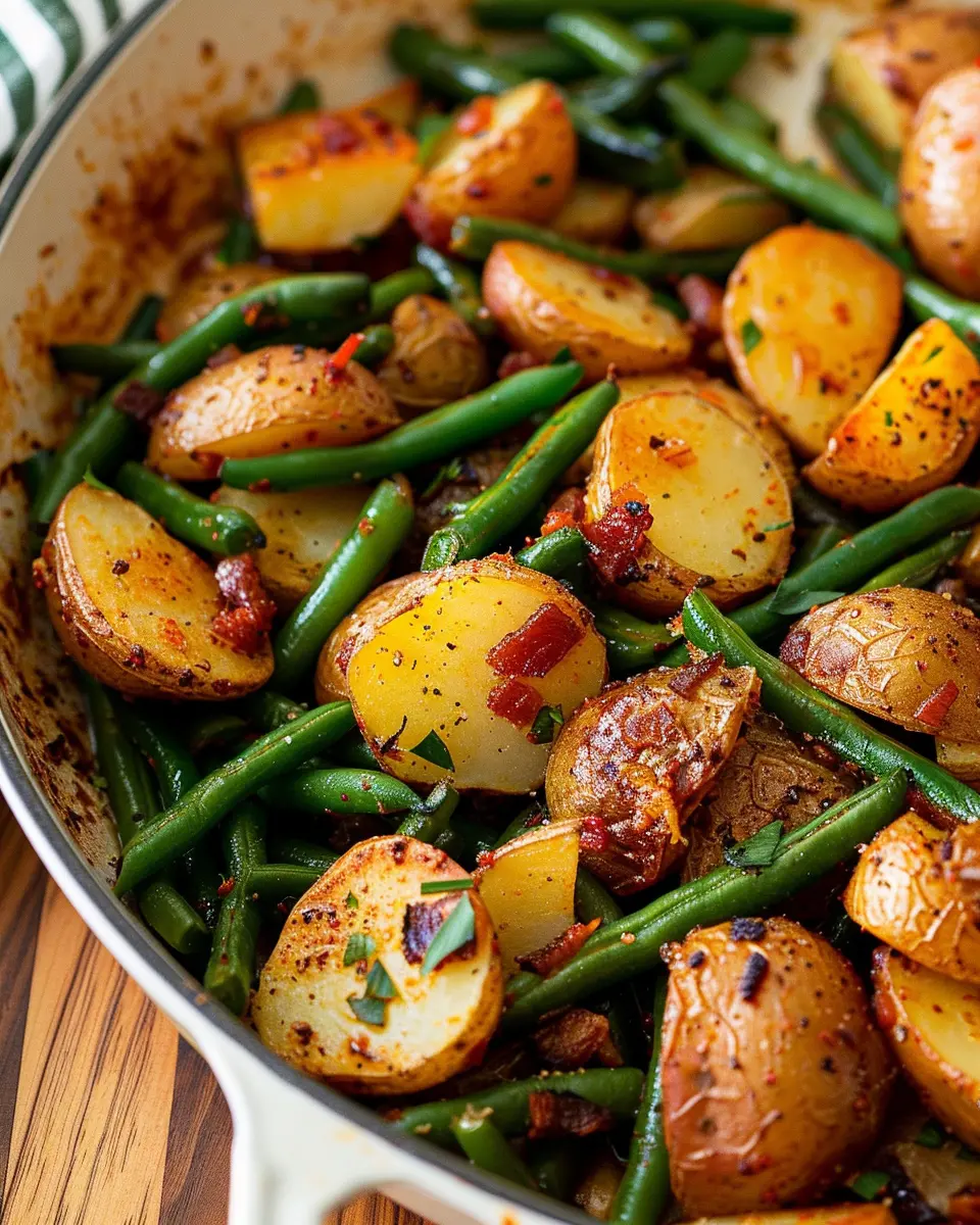 Country Ranch Potatoes and Green Beans